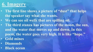 Still I Rise by Maya Angelou | Summary and Analysis | PPTX