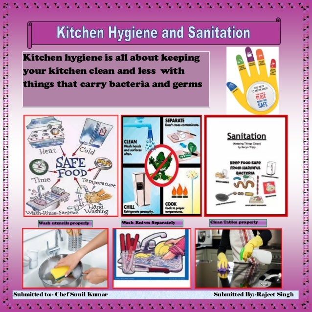 KITCHEN HYGIENE AND SANOTATION