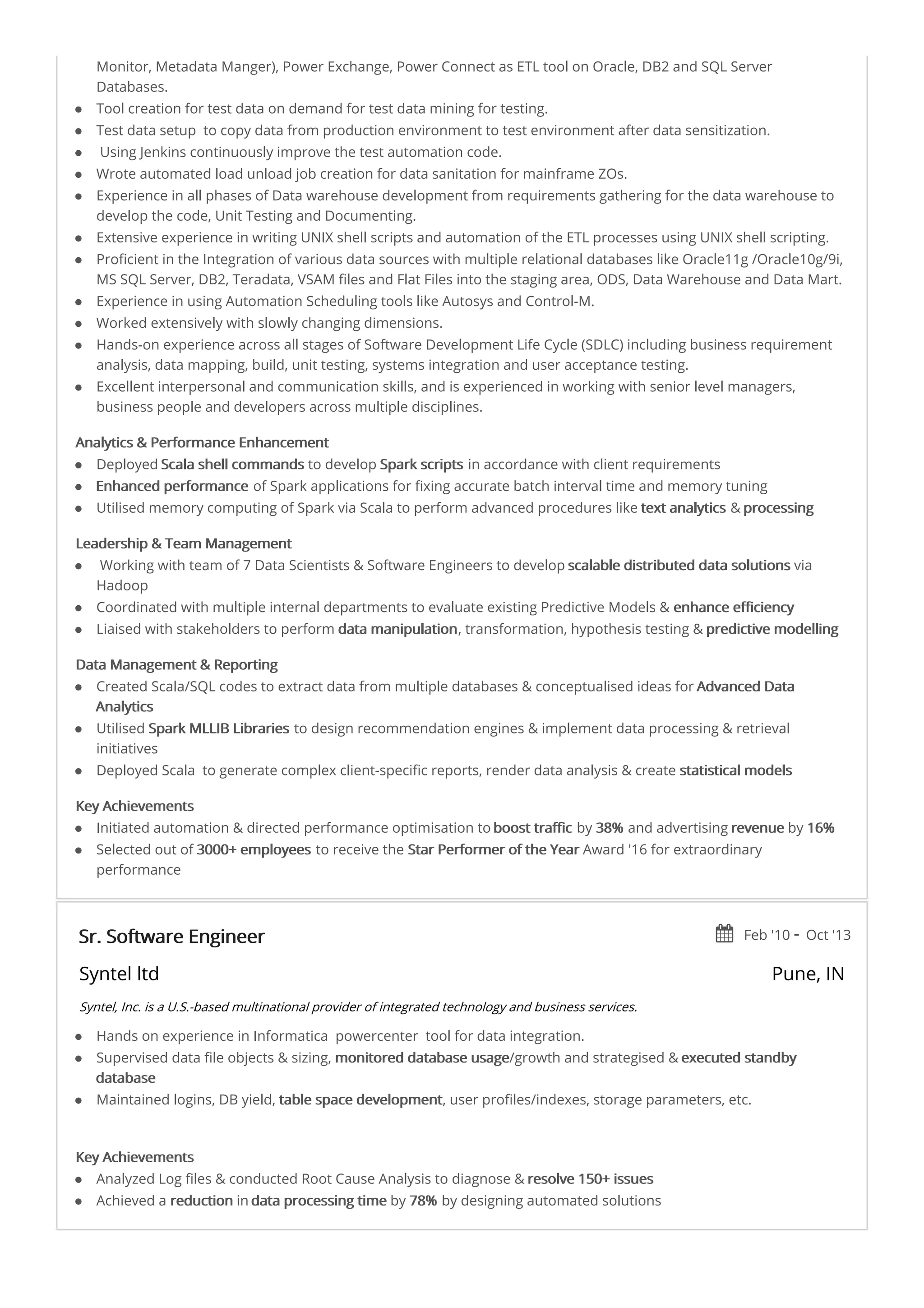 Rajeev kumar apache_spark & scala developer | PDF