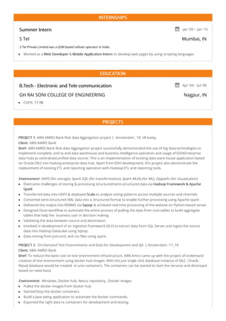 Rajeev kumar apache_spark & scala developer | PDF