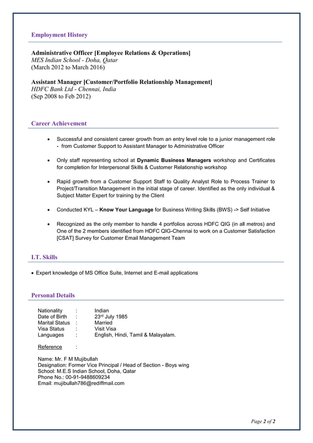 Rajeev Rajan CV | PDF