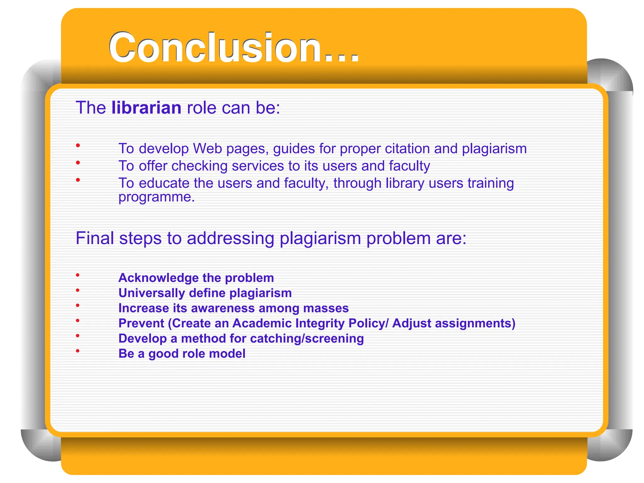 Encouraging academic honesty through Anti plagiarism | PPT