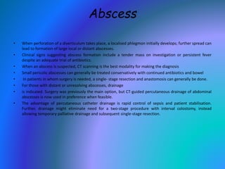 complicated diverticular disease | PPT