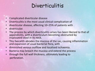 complicated diverticular disease | PPT