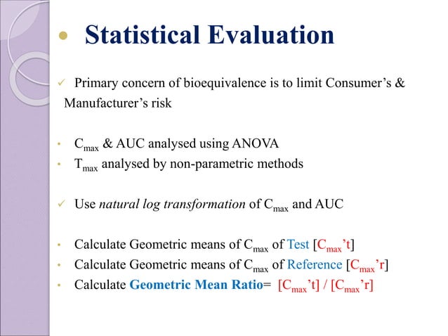 Bioavailability bioequivalance study designs | PPTX