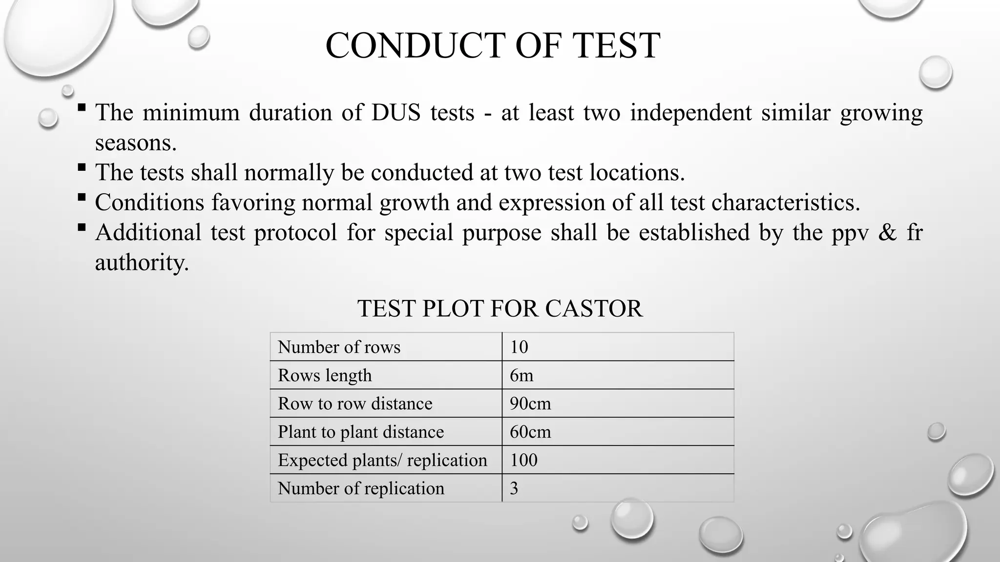 Hybrid seed production technology of castor and DUS characterization | PPTX