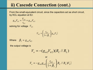 multistage amplifier Rajendra keer | PPT