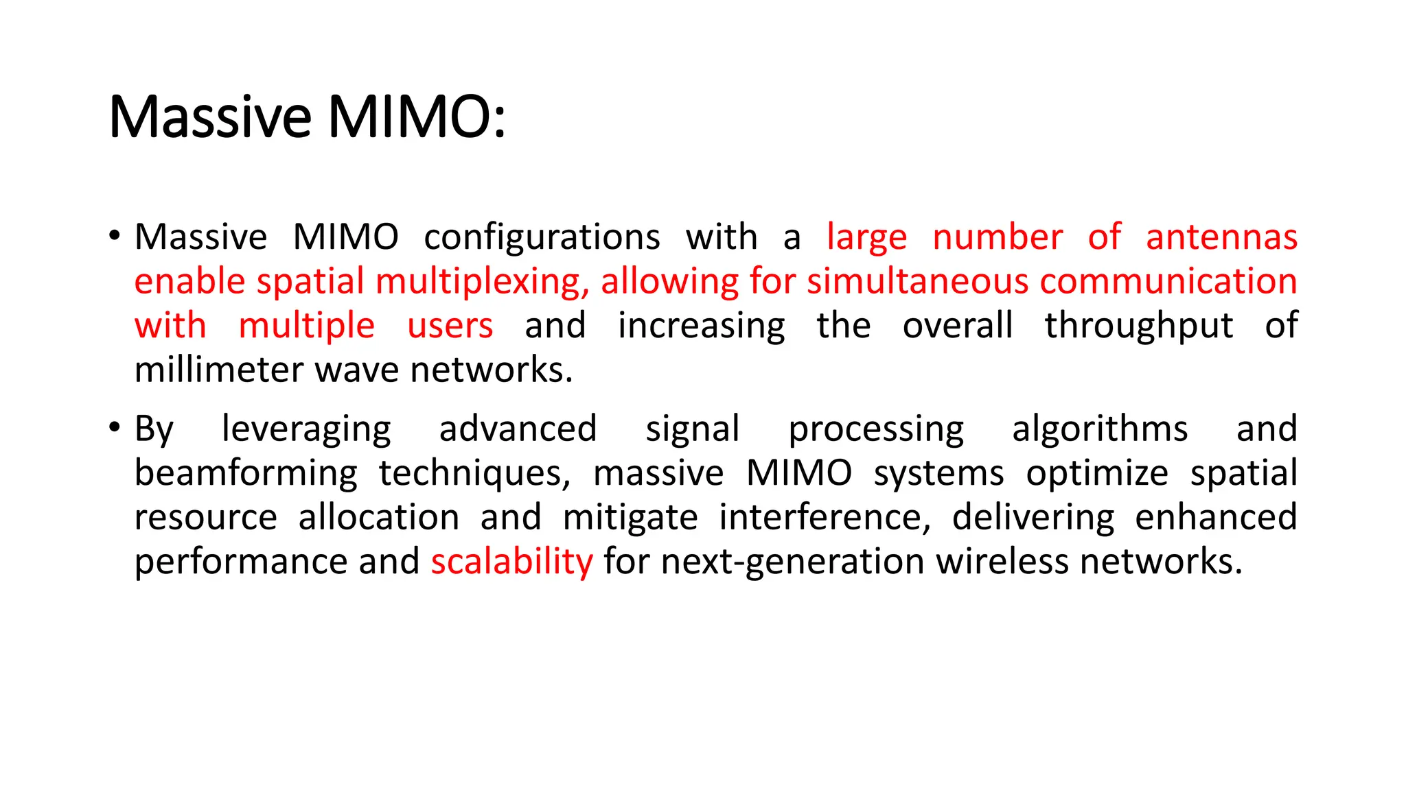 Millimeter Wave Communication Techniques.pptx | Computer Networking | Computing