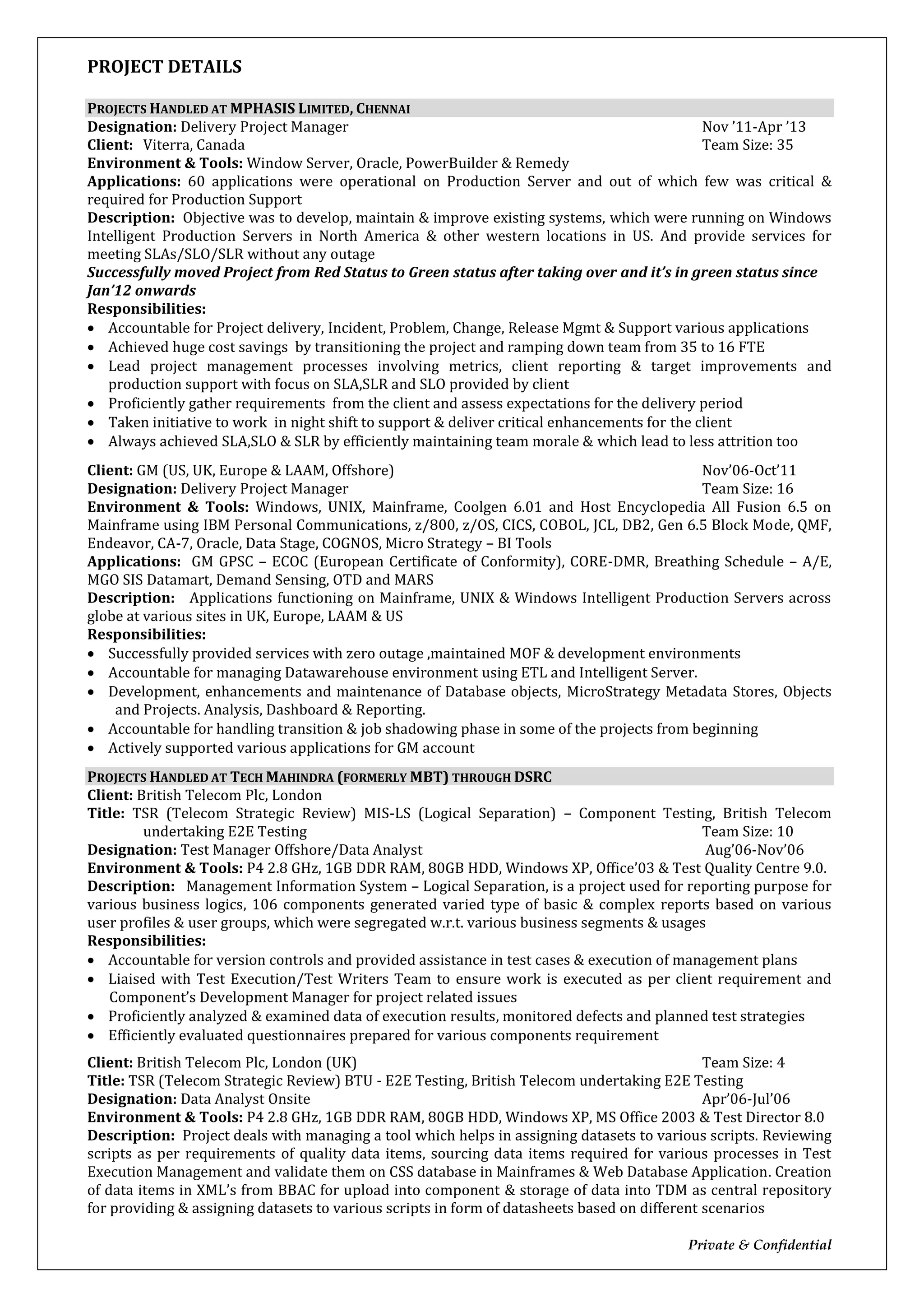 Rajesh parashar-cv | PDF