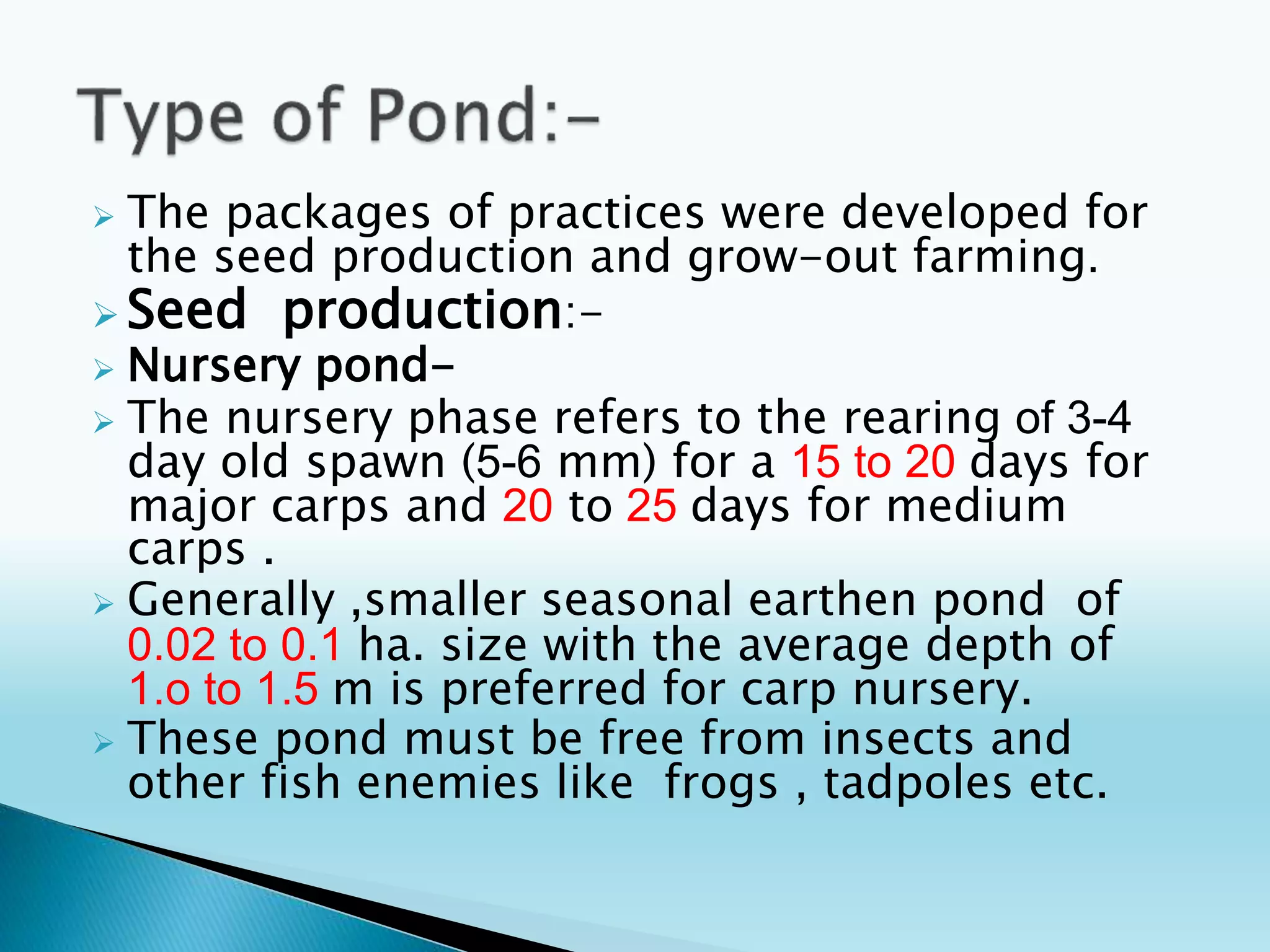 BREEDING AND CULTURE OF CARPS FISHES | PPTX