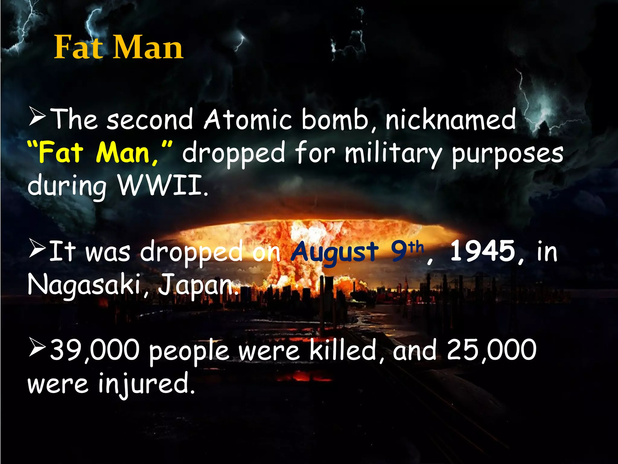 Atomic Bomb | PPT