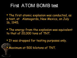 Atomic Bomb | PPT