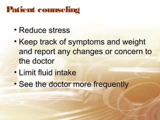 Pathophysiology of congestive heart failure | PPT