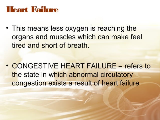 Pathophysiology of congestive heart failure | PPT | Heart and ...