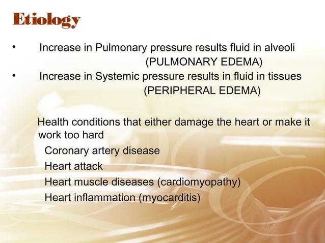 Pathophysiology of congestive heart failure | PPT | Heart and ...