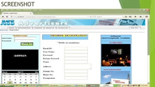 Online Advertisement Agency Management System By Tuhin Roy using ASP.NET
