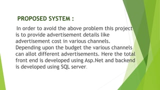 Online Advertisement Agency Management System By Tuhin Roy using ASP.NET