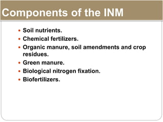 Rajesh seminar intercropping and INM | PPT