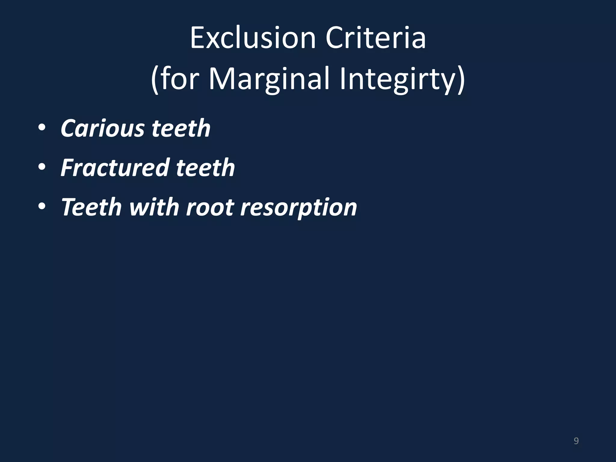 Evaluation of Marginal integrity and Depth of Cure for three ‘bulk fill ...