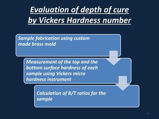 Evaluation of Marginal integrity and Depth of Cure for three ‘bulk fill ...