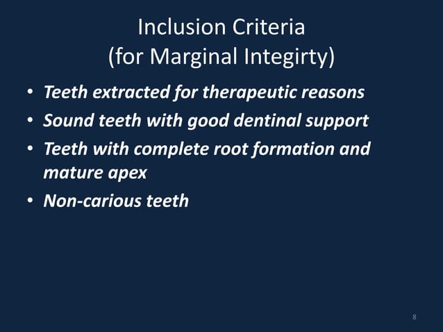 Evaluation of Marginal integrity and Depth of Cure for three ‘bulk fill ...