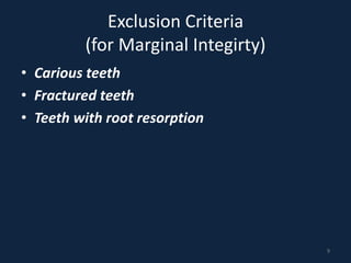 Evaluation of Marginal integrity and Depth of Cure for three ‘bulk fill ...
