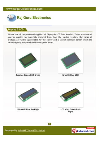 RajGuru Electronics, Mumbai, Gas Sensors, Modules & Modems | PDF