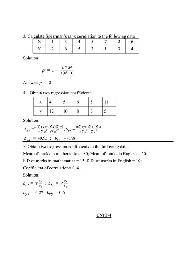 Mathematical Statistics-Questions and Answers | PDF