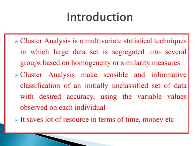 Rajia cluster analysis | PPT