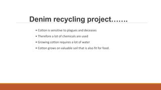 Recycling of textile waste products on different process. | PPTX