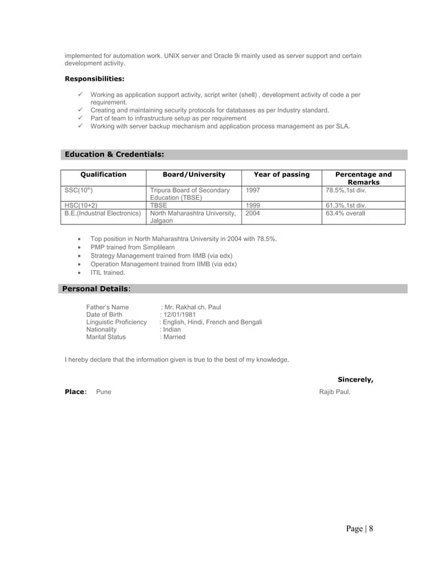 Rajib paul Resume | PDF