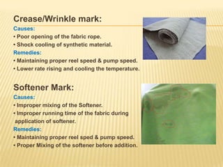 Knit dyeing faults & Remedies | PPTX