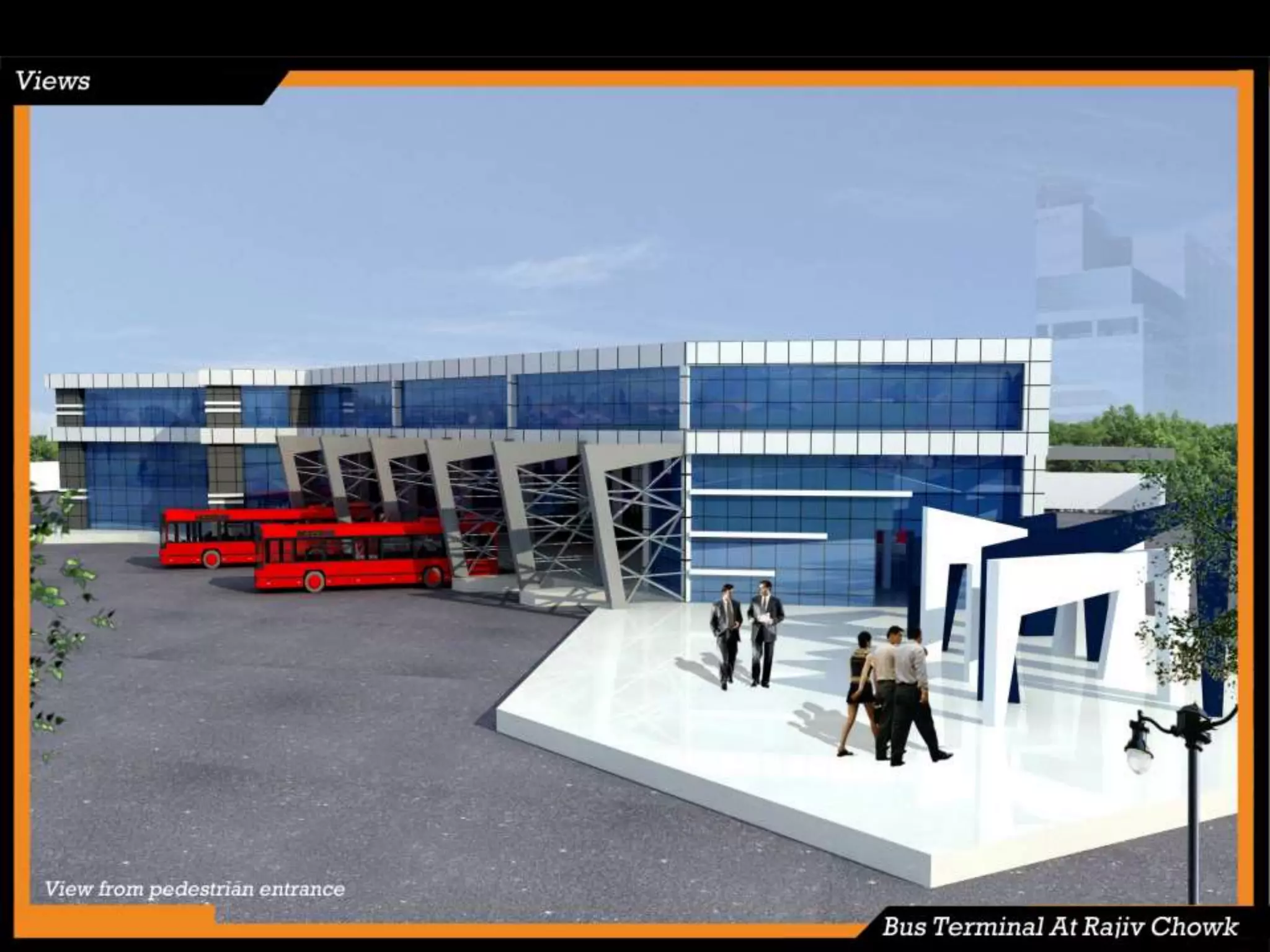 Proposed Bus Terminal At Rajiv Chowk, Gurgaon, Haryana | PPT