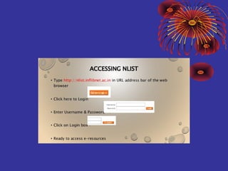 Overview of N-LIST, Shodhganga, Shodhgangotri and E-PGPathshala | PPT