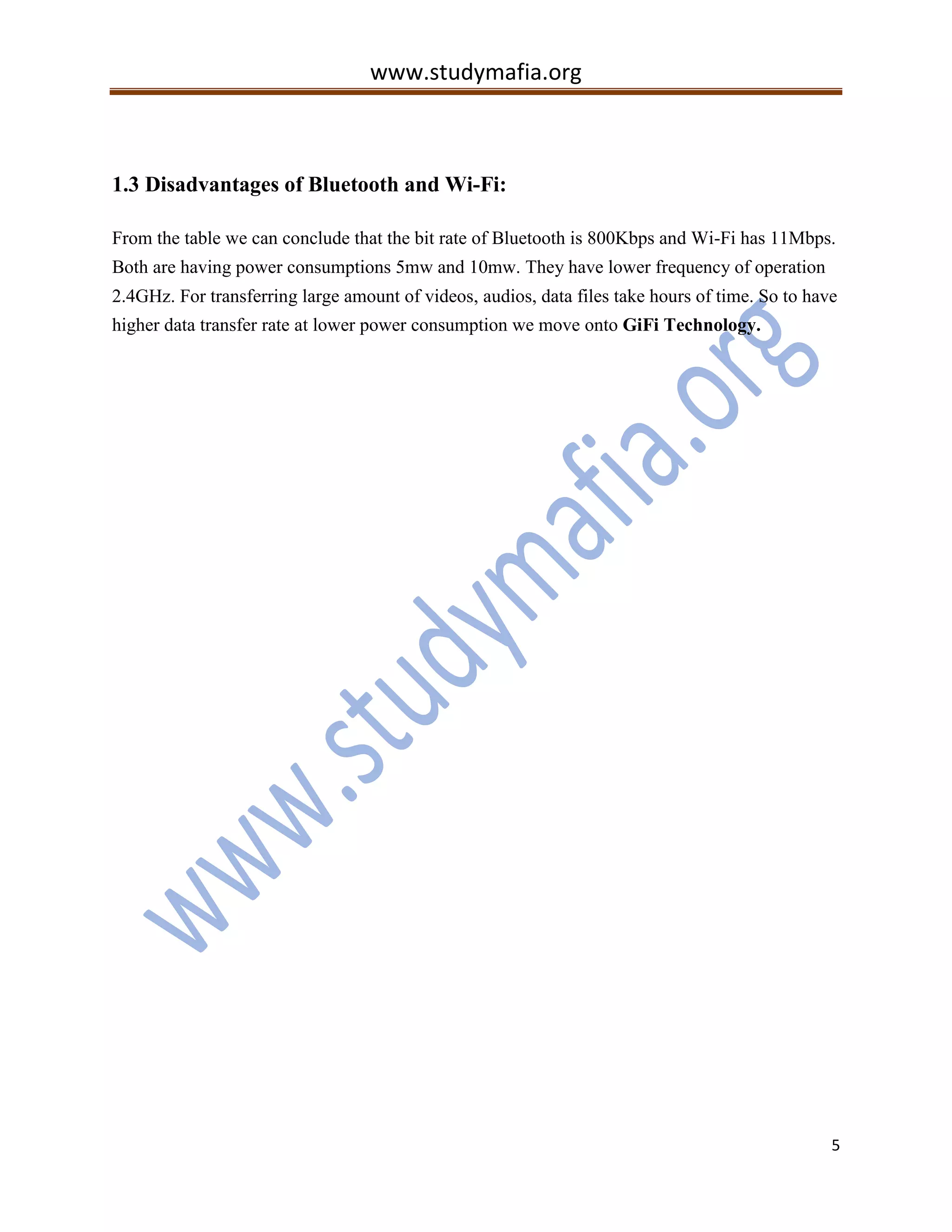 wifi versus gifi | PDF