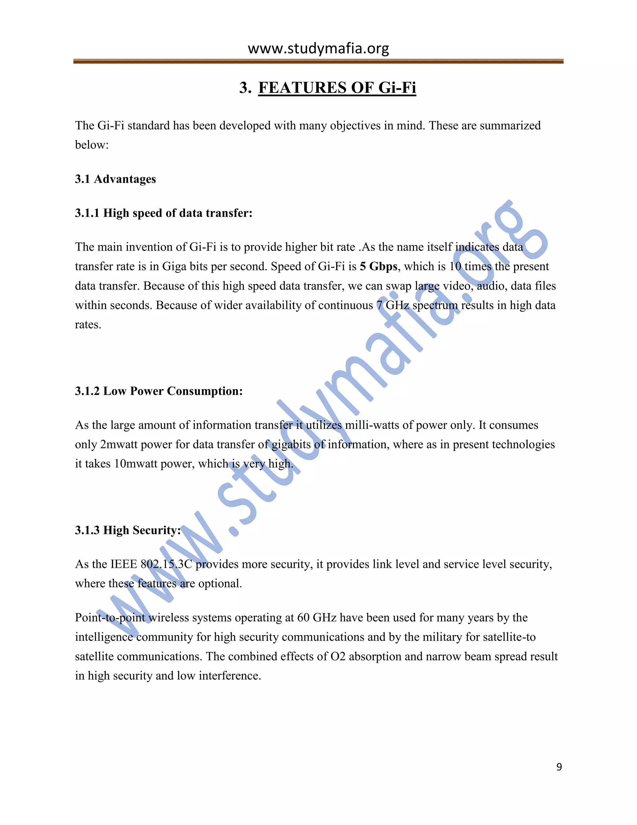 wifi versus gifi | PDF
