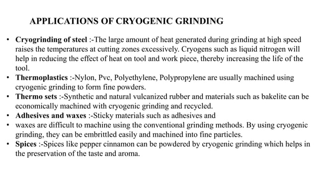 Cryogenic grinding presented by raj.pptx