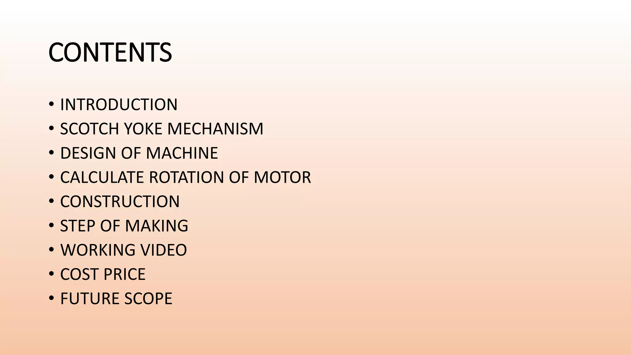 Double Acting hacksaw using Scotch Mechanism Machine ppt | PPT