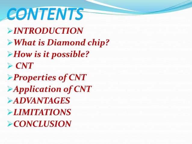 Diamond chip | PPTX | Chemistry | Science