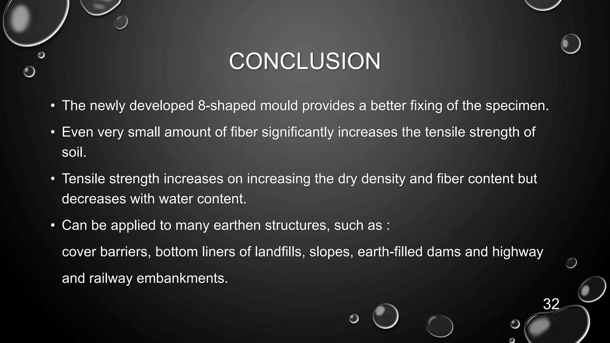 TENSILE STRENGTH OF FIBER REINFORCED SOIL | PPTX