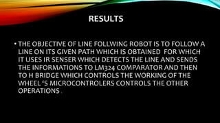 Line Following Robot | PPTX