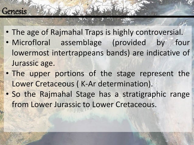 Rajmahal Traps | PPTX | Geology | Science