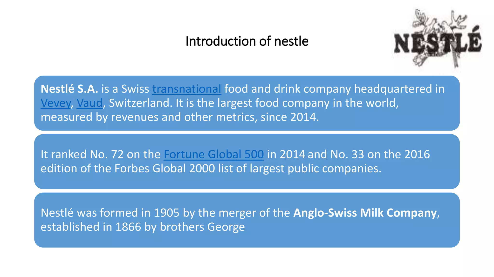 Mismatch between segments and firm's resoures-nestle | PPT
