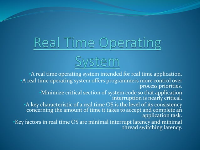 Operating System PPT