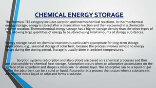 thermo chemical energy storage system for solar plants | PPT