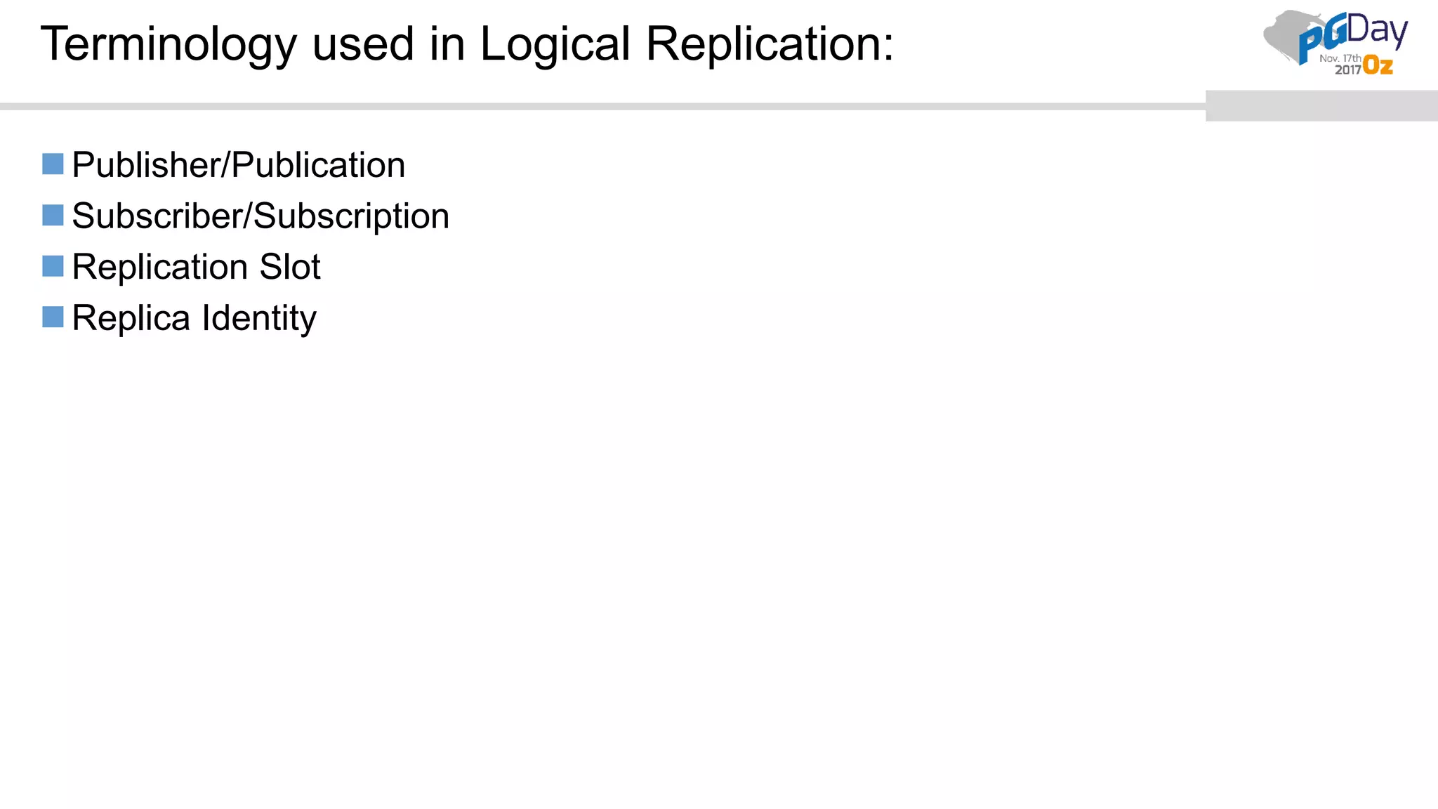 Basics Of Logical Replication Streaming Replication Vs Logical