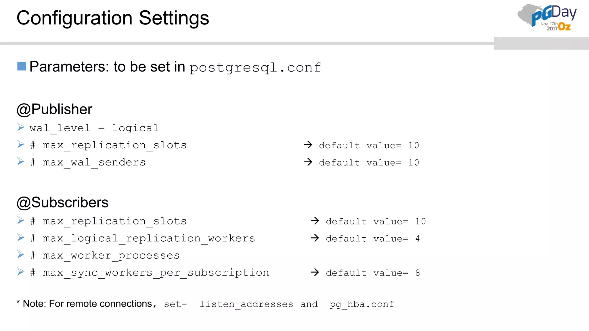 Basics of Logical Replication,Streaming replication vs Logical ...
