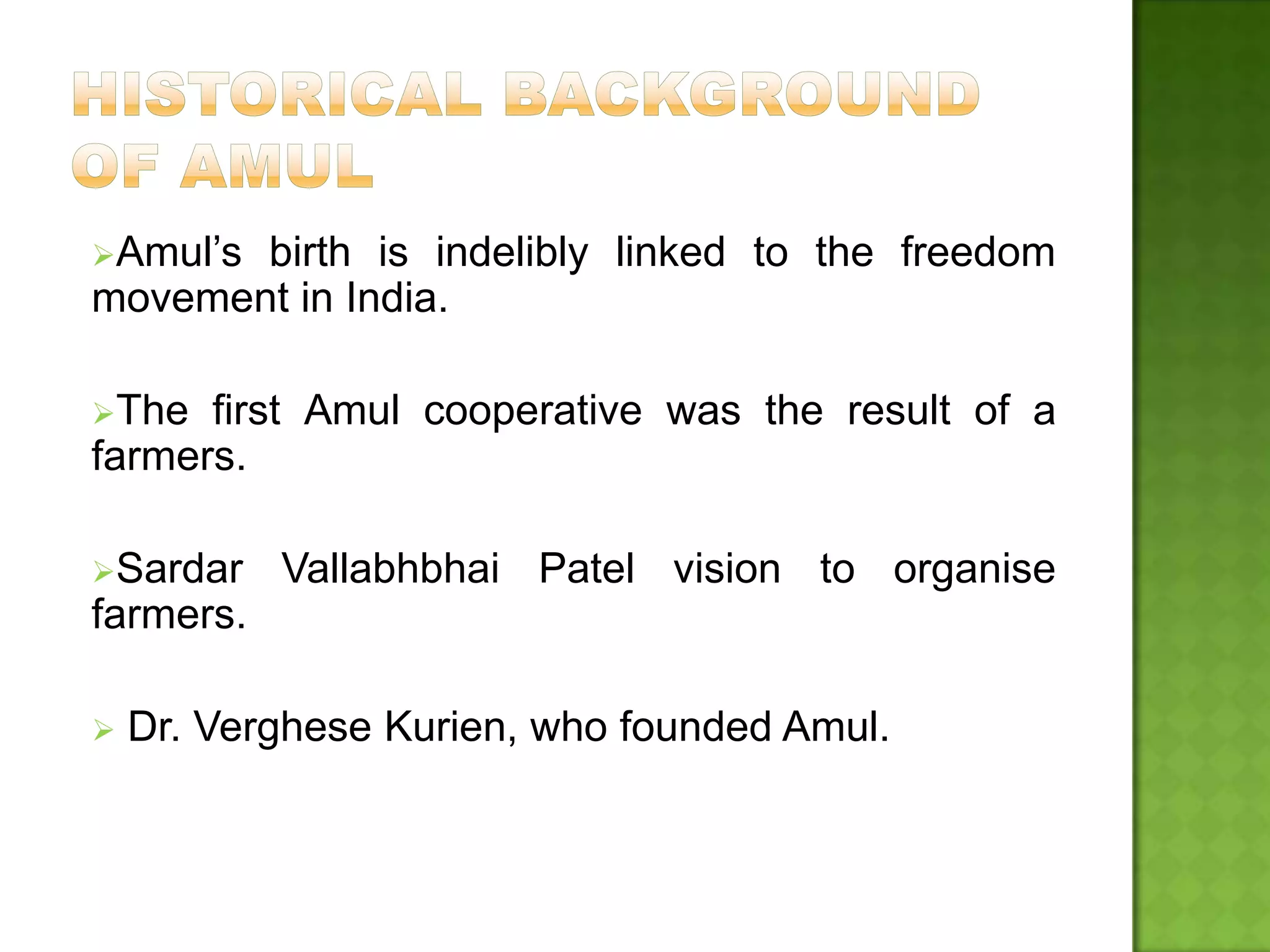 Amul case study | PPTX