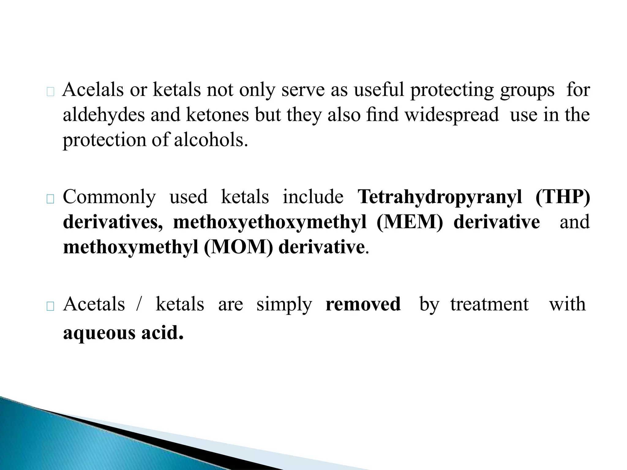 Protecting Groups in Organic Chemistry | PPTX