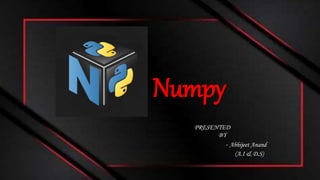 NumPy | PPTX